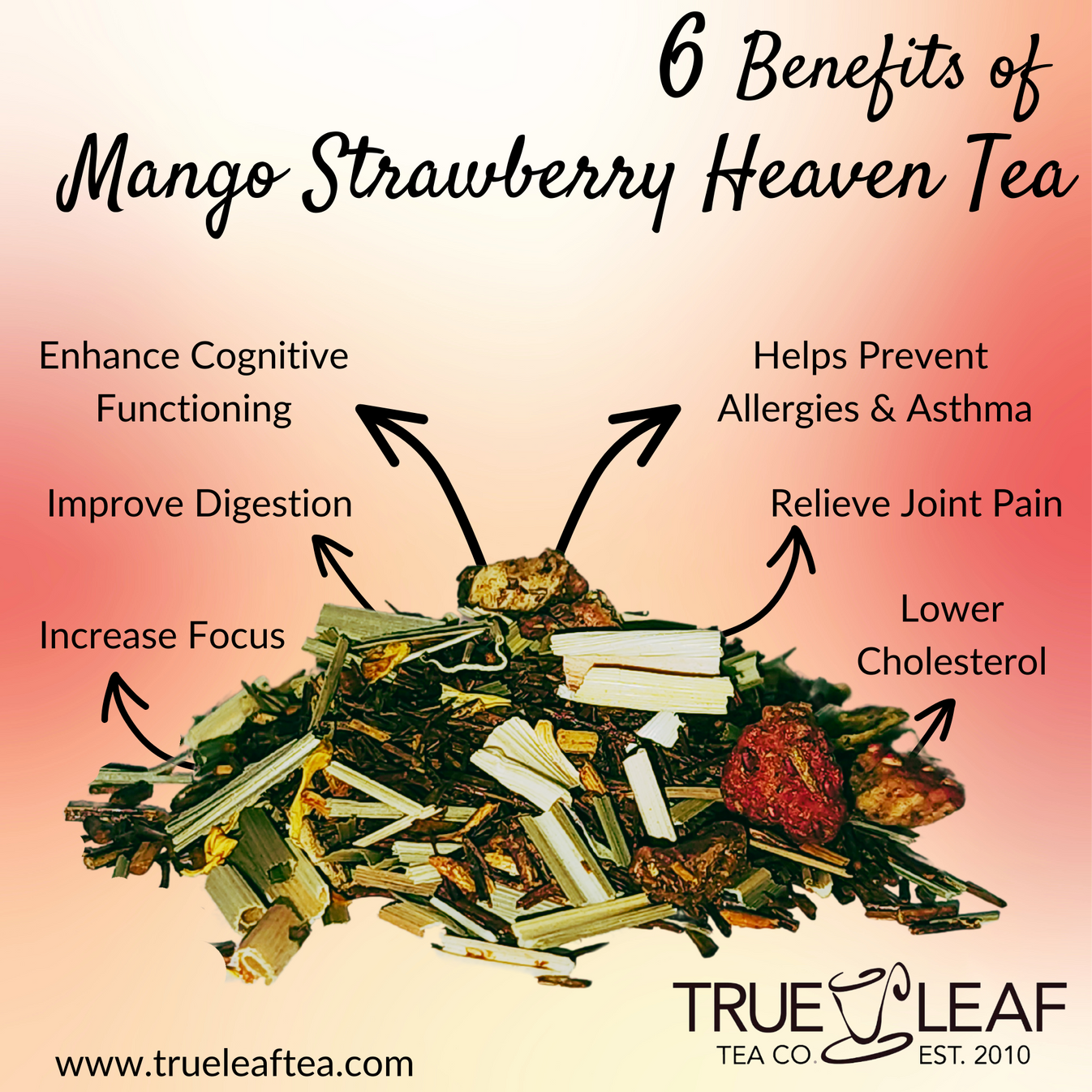 Organic Mango Strawberry Heaven - 4 oz – True Leaf Tea
